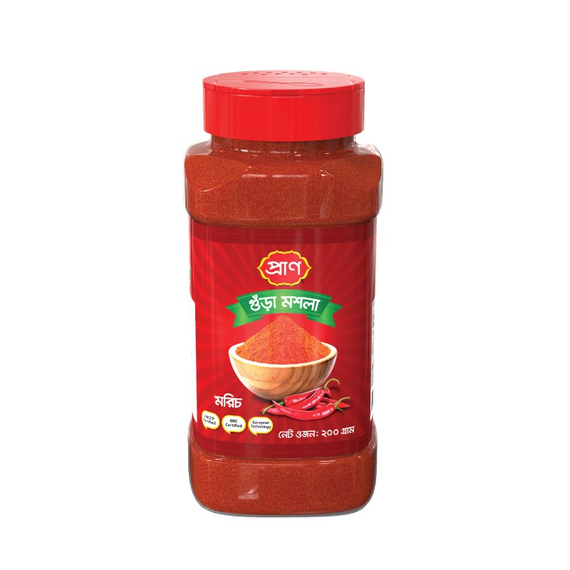 Buy PRAN Chili Powder jar (???? ??????) 200gm Online at Best Price