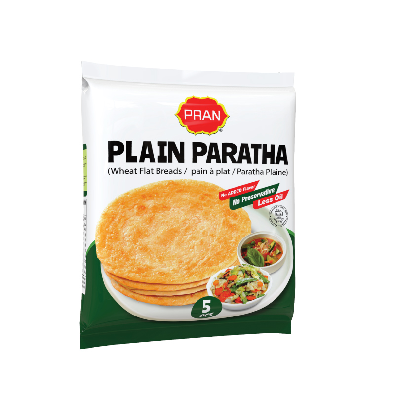 Snacks & Instant Foods :: Frozen Snacks :: PRAN Plain Paratha (5Pcs)- 400gm
