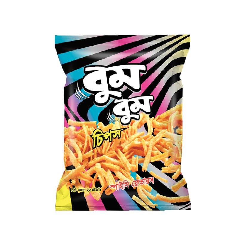 Snacks & Instant Foods :: Chips, Nuts & Others :: Boom Boom Chips- 22gm