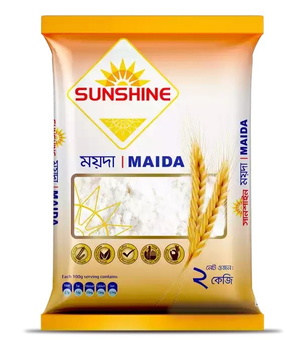 Groceries :: Flour (Atta, Maida) Semolina (Shuji) :: Sunshine Maida 2kg