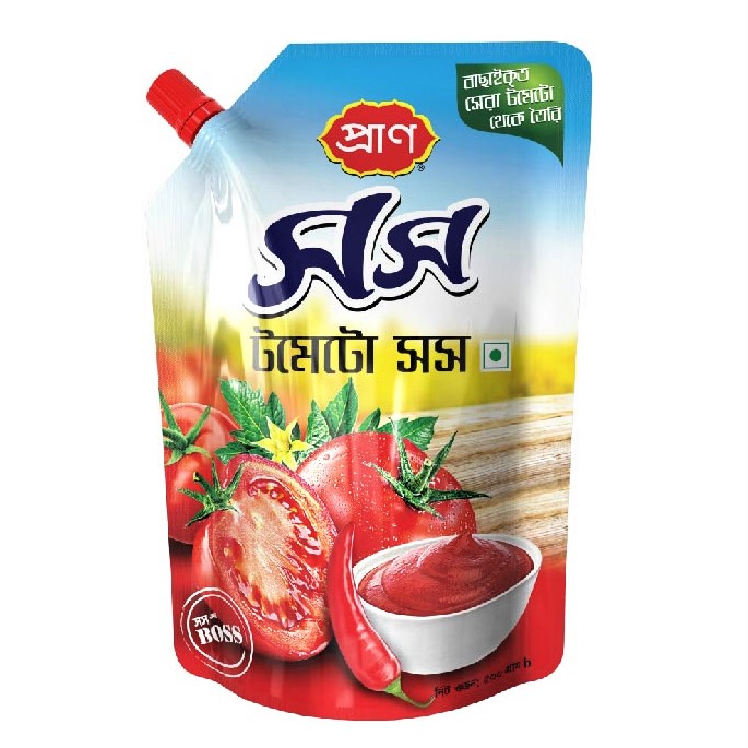 Groceries :: Sauce :: PRAN Hot Tomato Sauce Stand-Up Pouch- 500gm