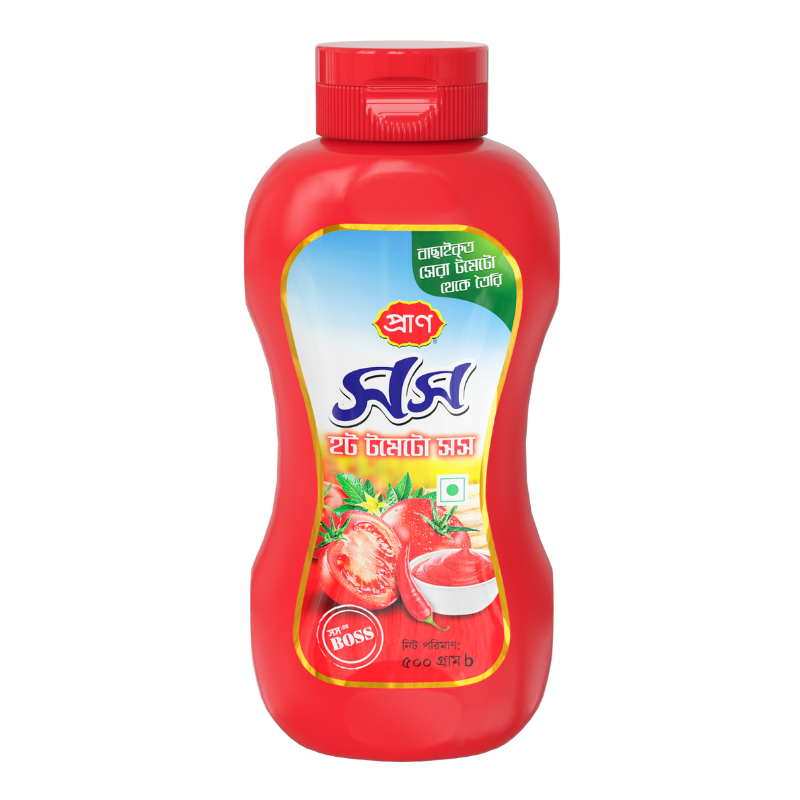 Buy PRAN Hot Tomato Sauce 550gm Online at Best Price