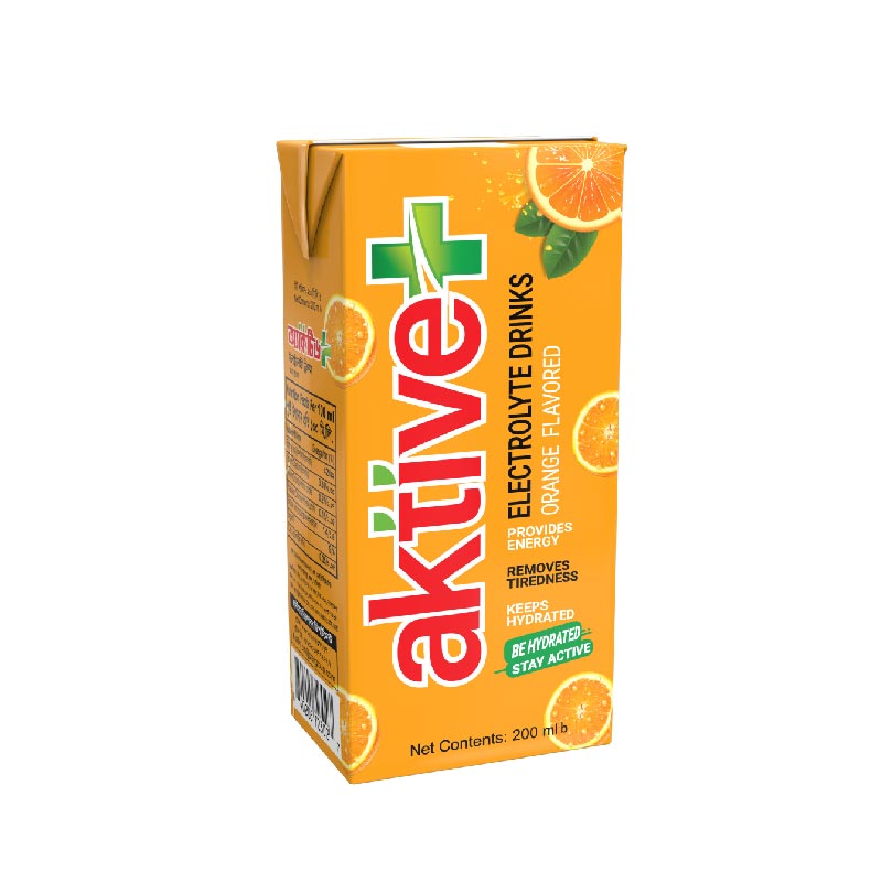 Drinks :: Juice :: Aktive Plus Electrolyte Orange Drink 200ml
