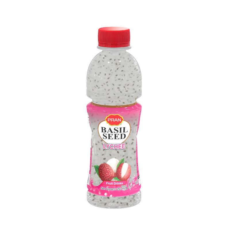 Drinks :: Juice :: PRAN Basil Seed Drinks Litchi- 250ml