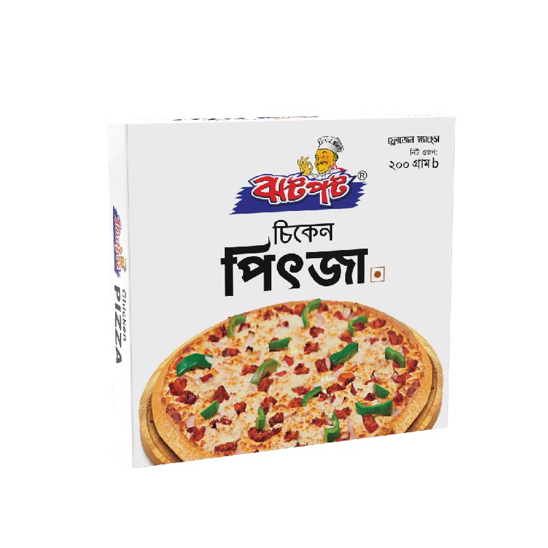 Snacks & Instant Foods :: Frozen Snacks :: Jhatpot Chicken Pizza- 200gm