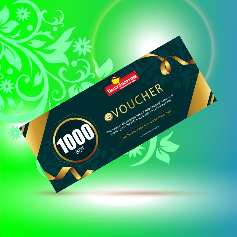 Digital Gift Card :: Daily shopping E-Voucher-1000TK.