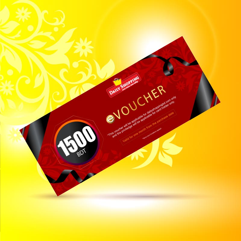 Digital Gift Card :: Daily shopping E-Voucher-1500TK.