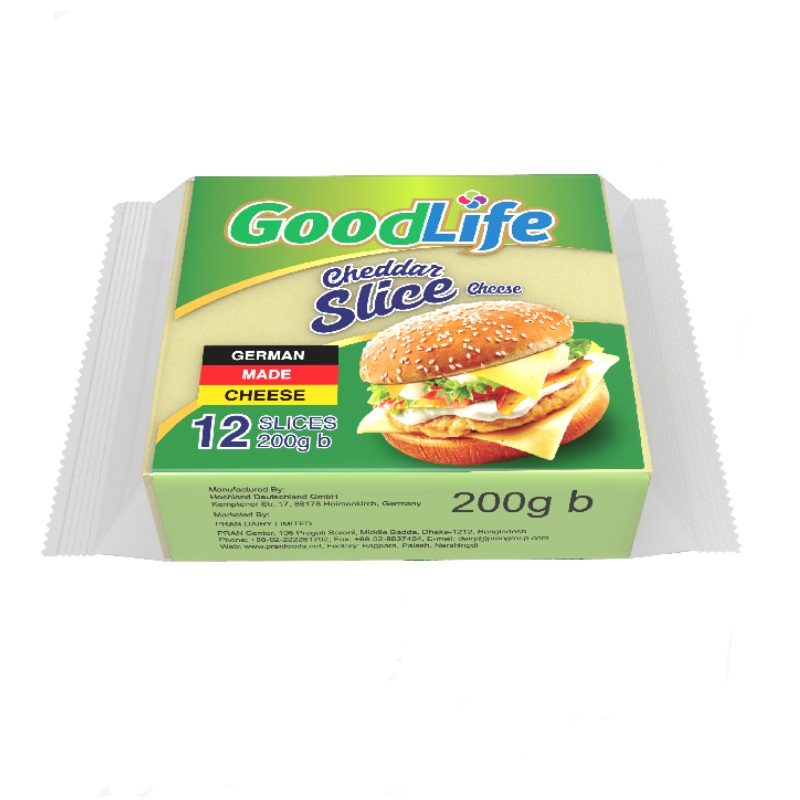 Milk & Dairy Product :: Cheese :: PRAN Good Life Slice Cheese 200gm
