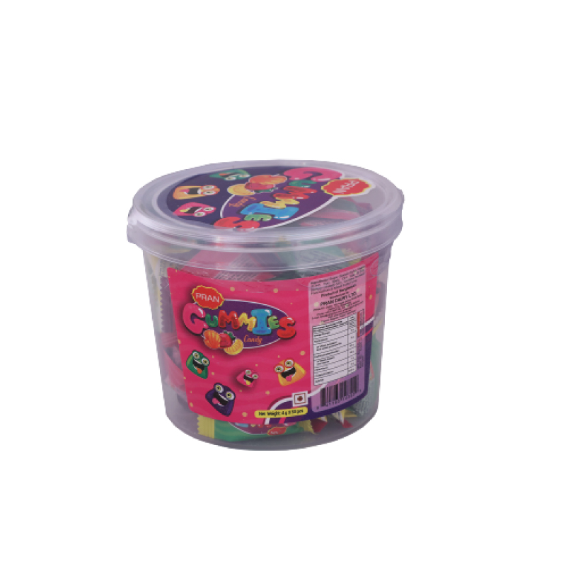 Chocolate & Candies :: PRAN Gummies Candy Small Bucket 200 gm